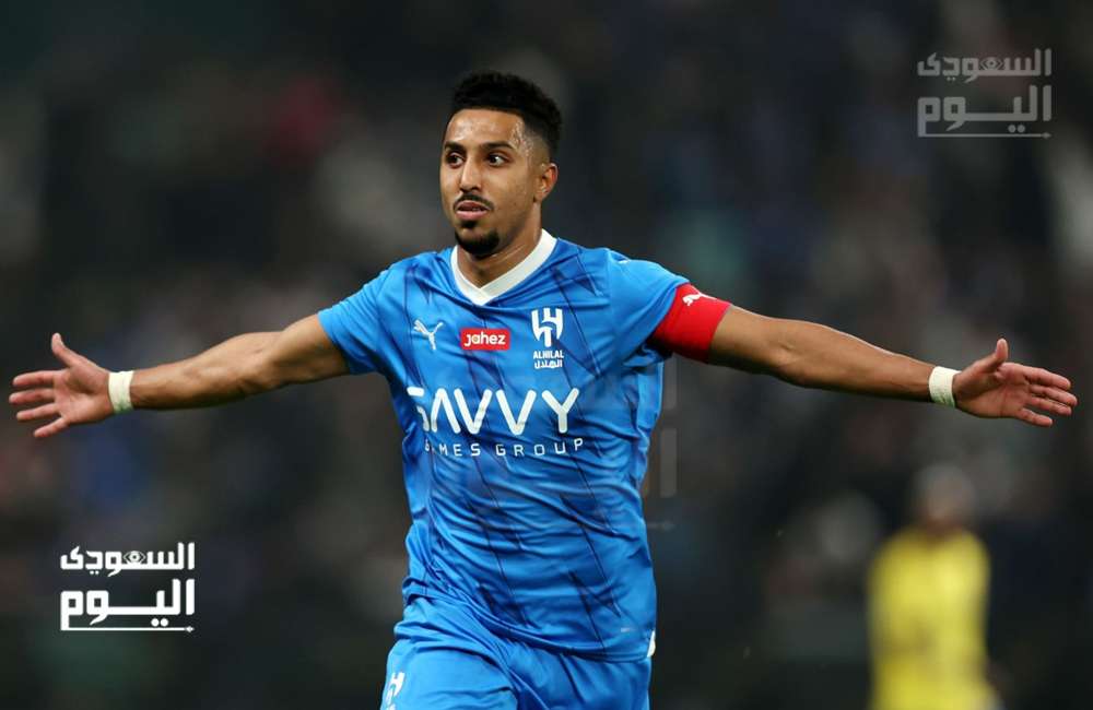 ارقام قياسية لسالم الدوسري مع الهلال في جميع البطولات