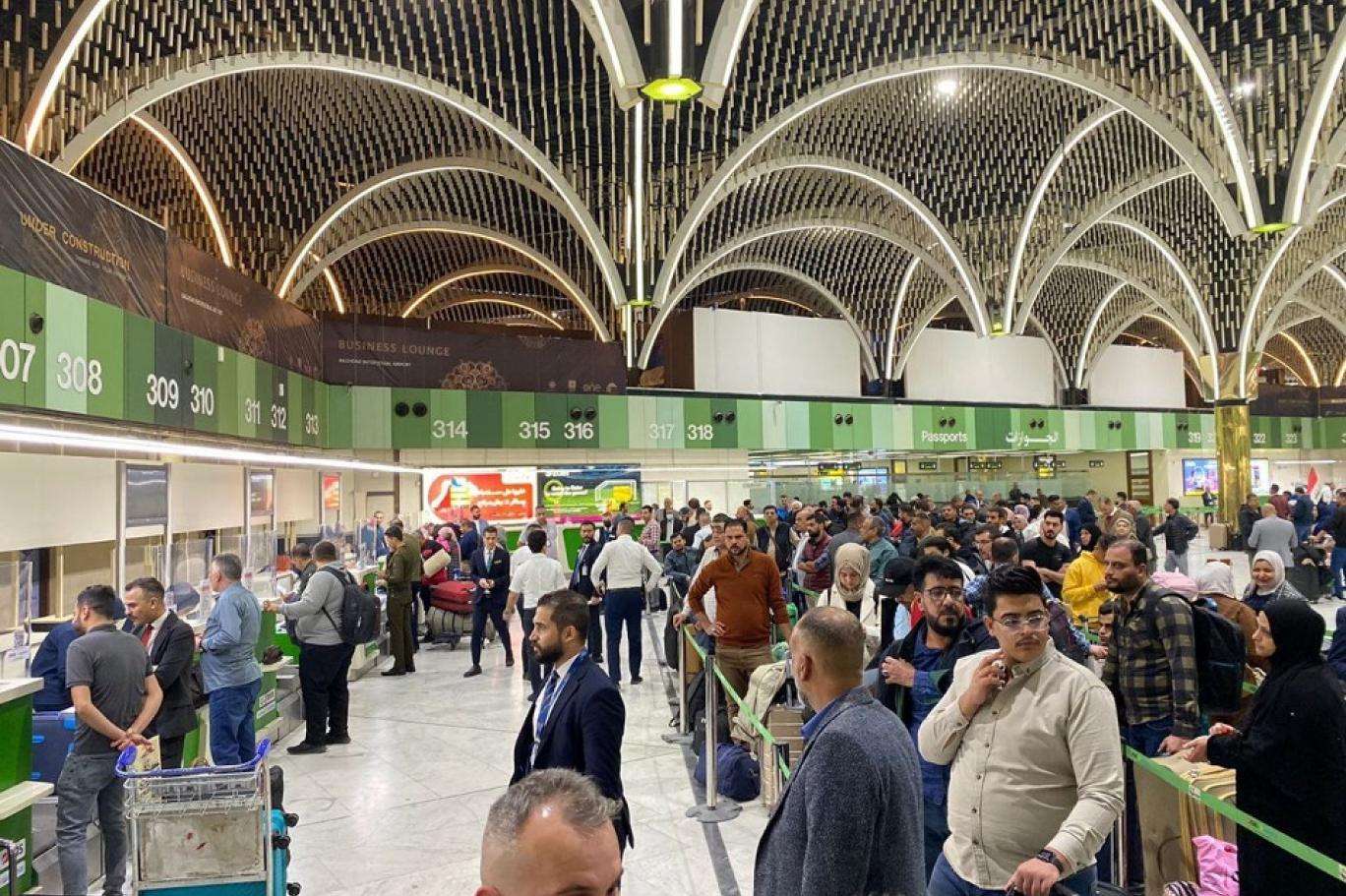 رسميا افتتاح مطار بغداد الدولي بشكل كامل أمام المسافرين